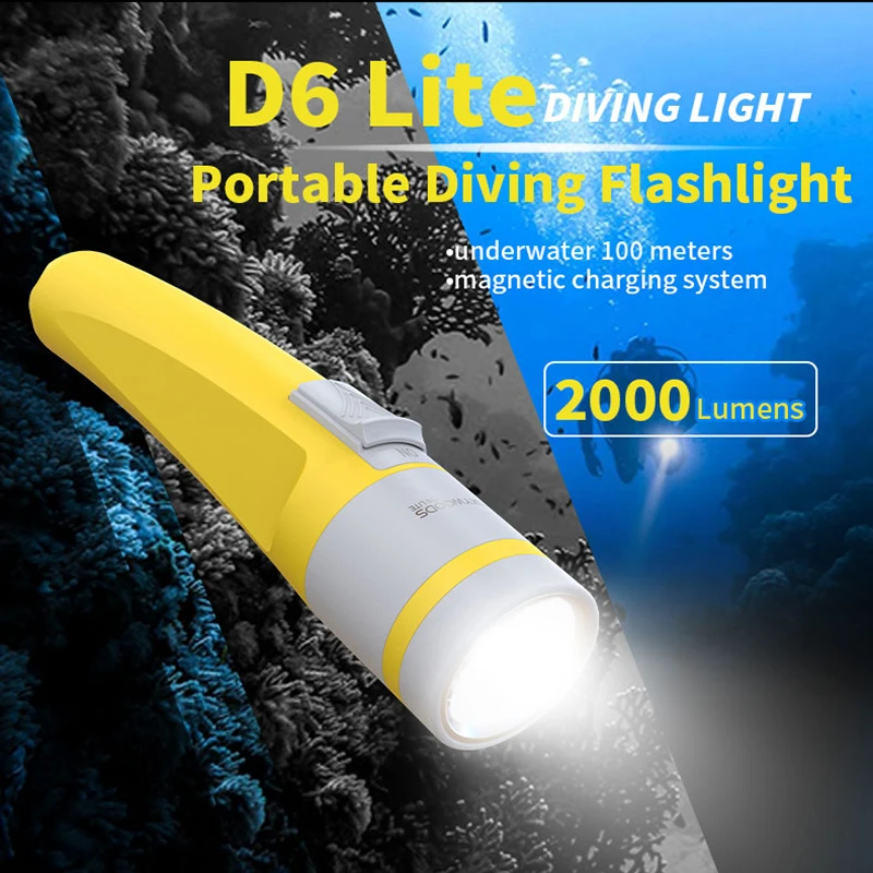 2000-Lumens-Diving-Flashlight-IP68-Waterproof-Magnetic-Charging-System ...