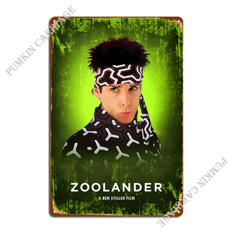Zoolander-Metal-Signs-Funny-Wall-Decor-Wall-Mural-Create-Tin-Sign ...
