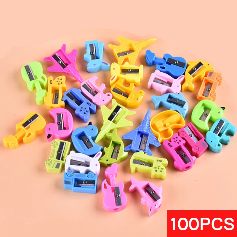 100pcs-lot-Kids-Cartoon-Mini-Pencil-Sharpener-Candy-Color-Standard ...