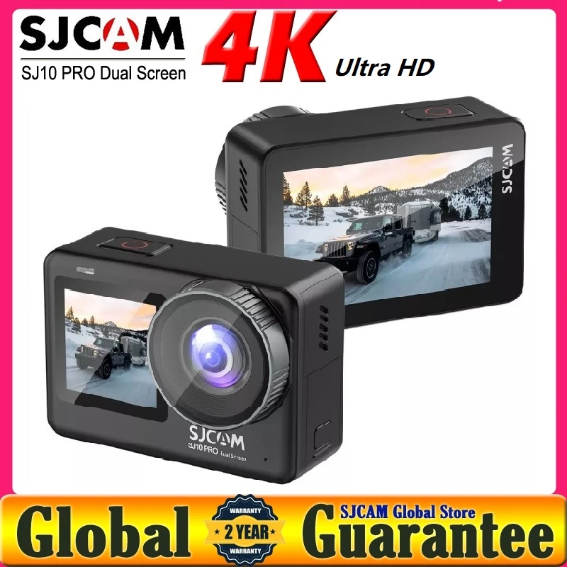 Sjcam Sj10 Pro Action Camera | Sjcam Sj10 Pro Dual Screen | Live Streaming Camera - Sj10 ...