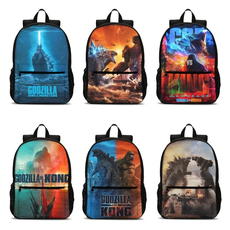 Godzilla-mochilas-de-Anime-Harajuku-para-ni-os-impresi-n-3D-gran-tama-o ...