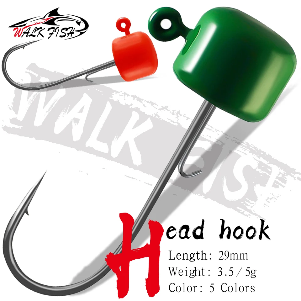 WALK-FISH-5Pcs-3-5G-5G-Head-Hook-Fixture-Powerful-Jig-Head-Anti-bait ...