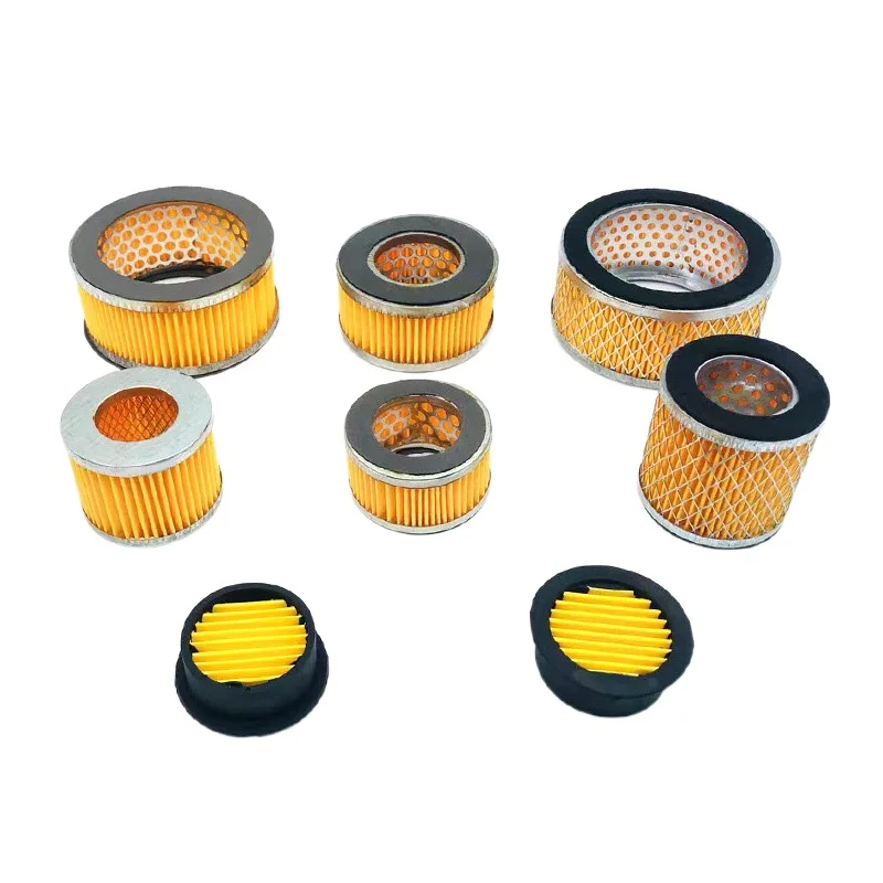 1Pcs Yellow Air Filter Element Inside Air Compressor Silencer Filter ...