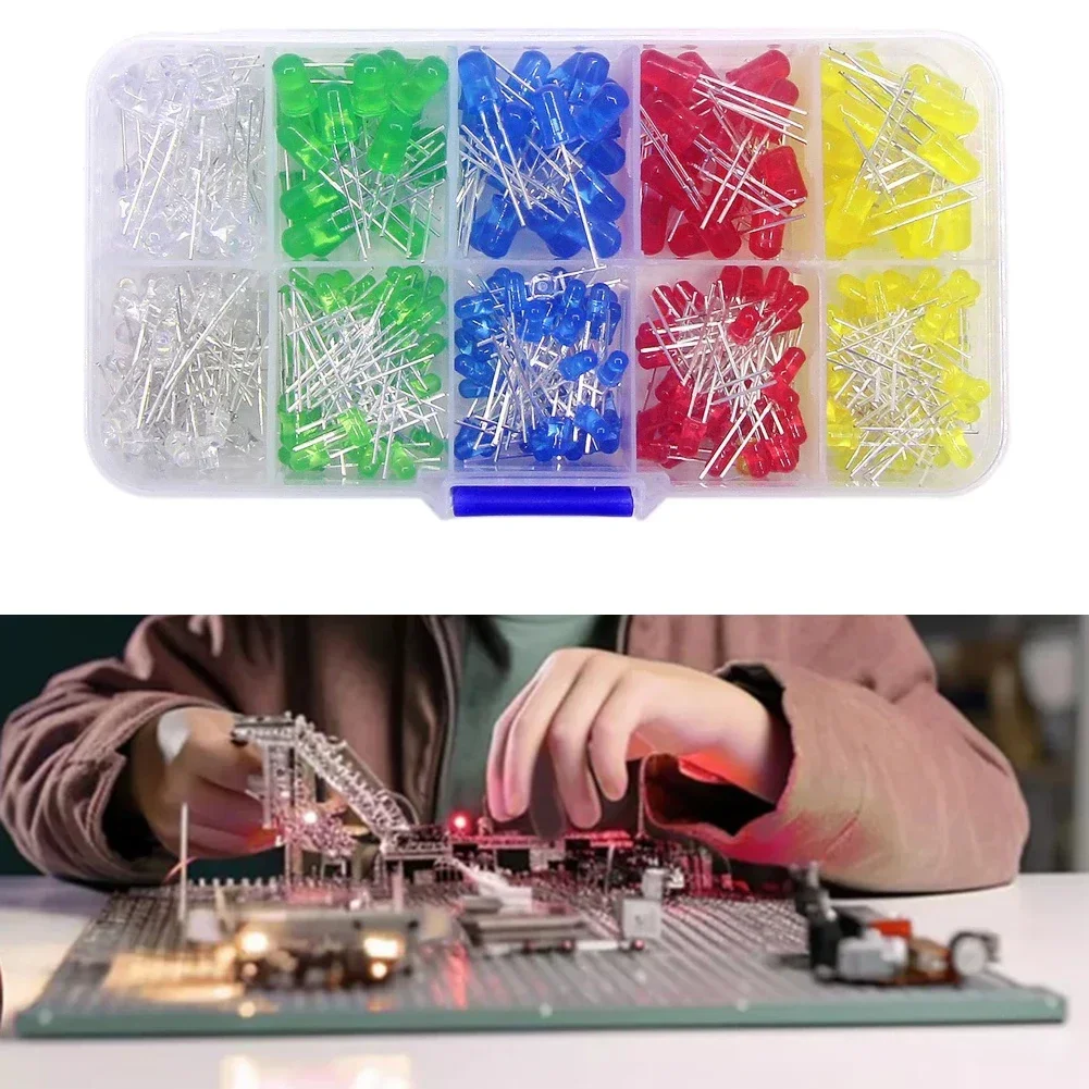 300pcs-kit-LED-Diode-Multicolor-LED-Emitting-Diodes-Light-3V-Assortment ...