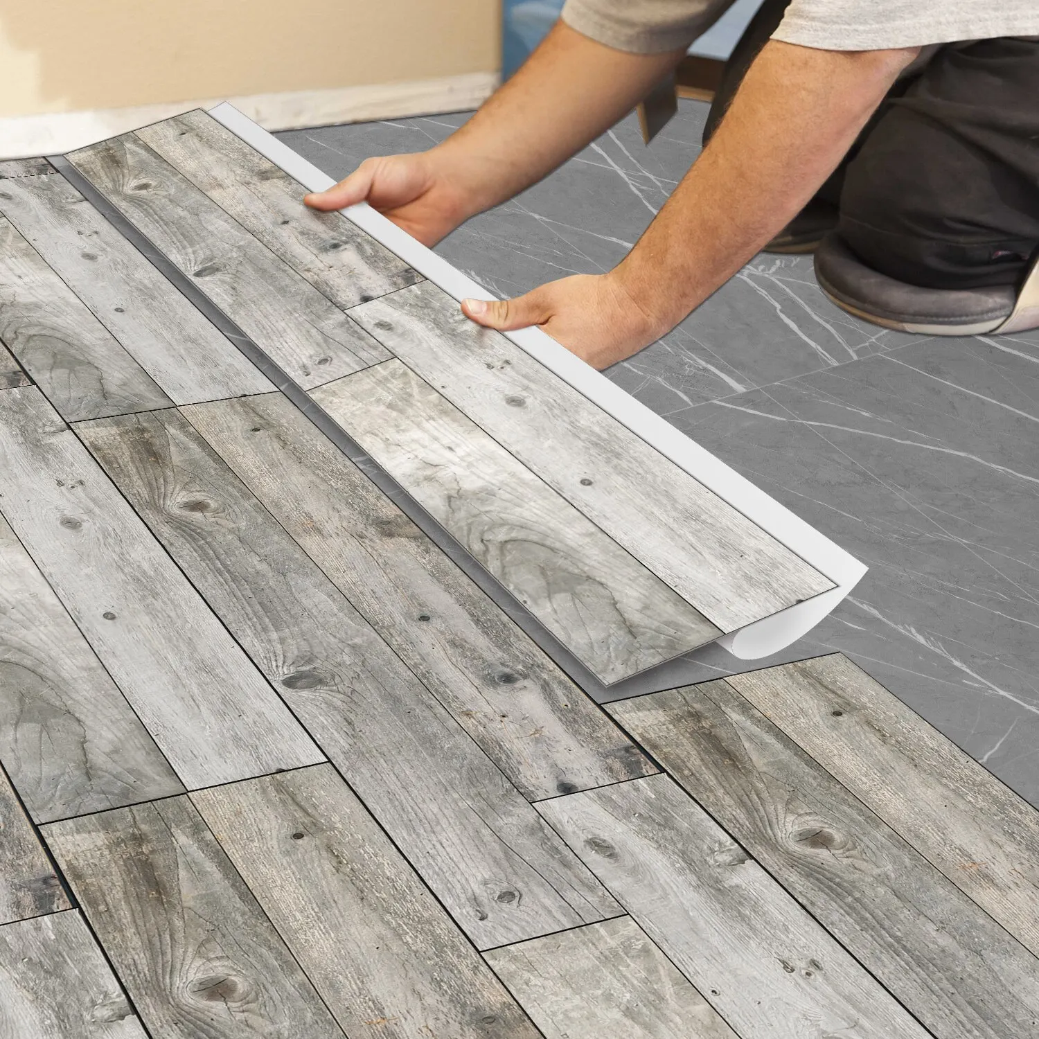 1pc-Wooden-Pattern-Wall-Paper-Peel-And-Stick-Wall-Sticker-Waterproof ...