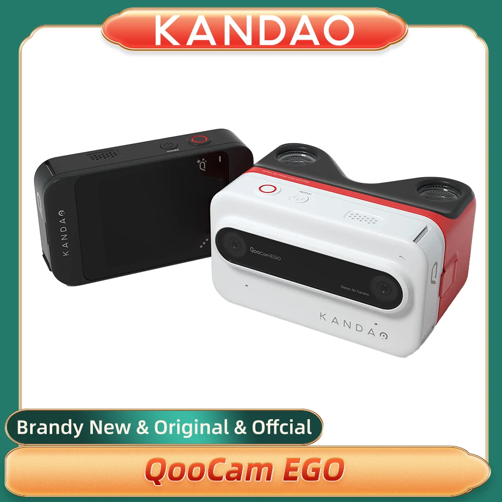 Kandao-QooCam-EGO-3D-Camera-Real-3D-snap-View-Instant-Camera-Stereo-Digital-Camera-with ...