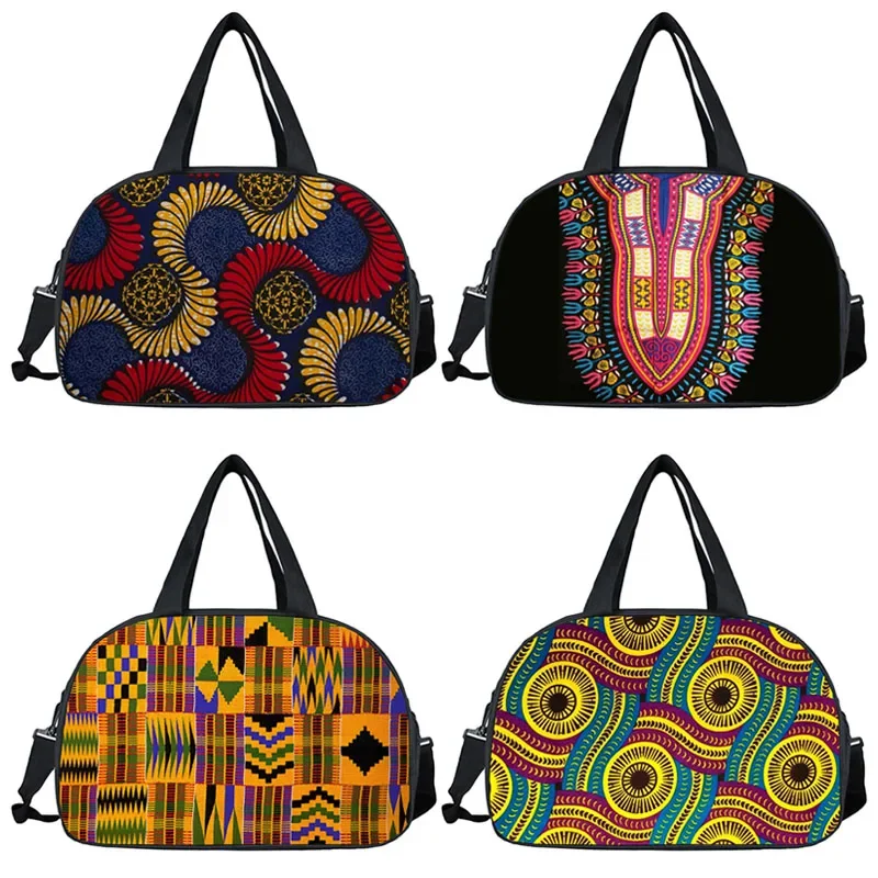 Afro-Pattern-Print-Travel-Tote-Africa-Black-Ladies-Handbag-Storage-Bags ...