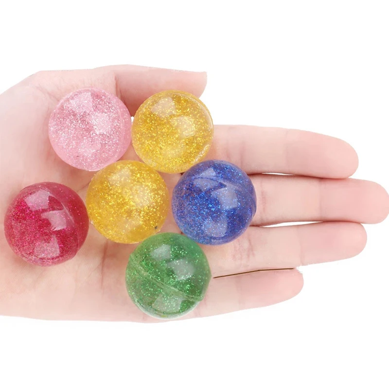 30MM Glitter Bouncy Ball Balles Rebondissantes Stuiterballen Balones ...