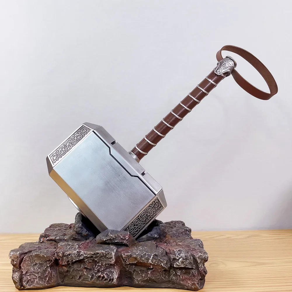 Cosplay-44cm-1-1-Superhero-Thor-hammer-mjolnir-show-base-resin-hammer ...
