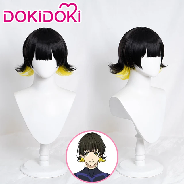 Peluca de Cosplay Chigiri Hyoma/Itoshi Rin/Itoshi Sae/Reo Mikage/Isagi ...