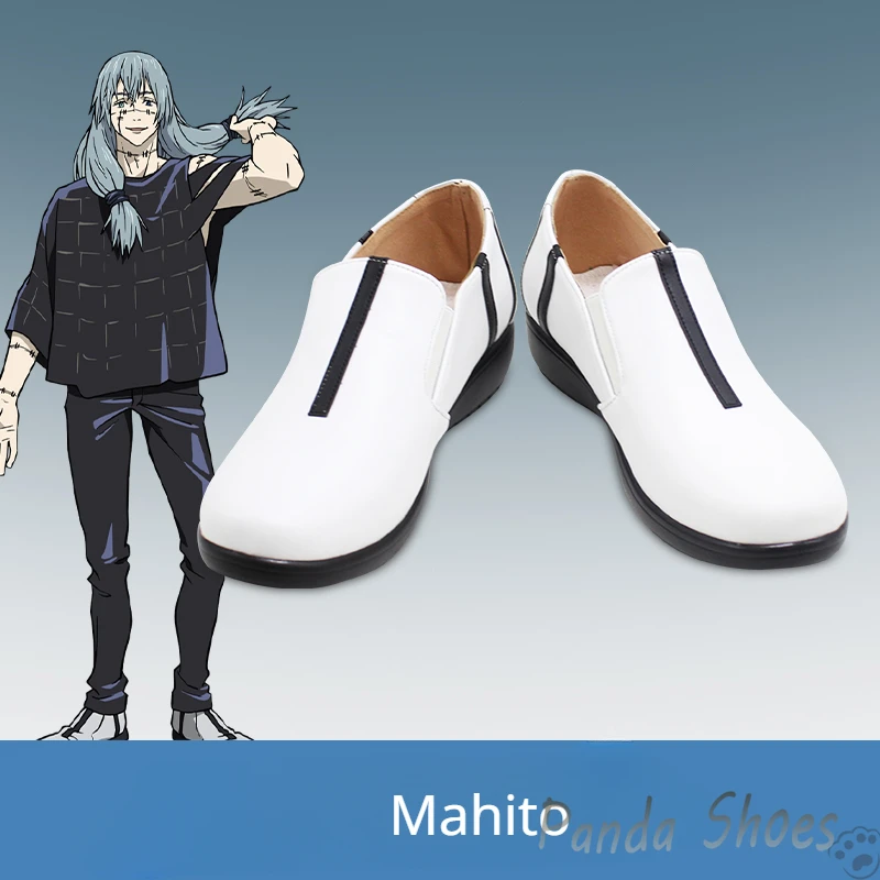 Mahito-Jujutsu-Kaisen-Cosplay-Shoes-Anime-Cos-White-Boots-Comic-Mahito ...