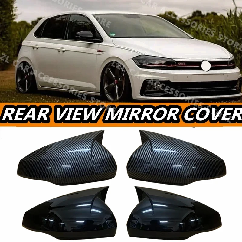 Rear-View-Mirror-Cover-For-Volkswagen-For-VW-Polo-Mk6-AW-GTI-2018-2021 ...