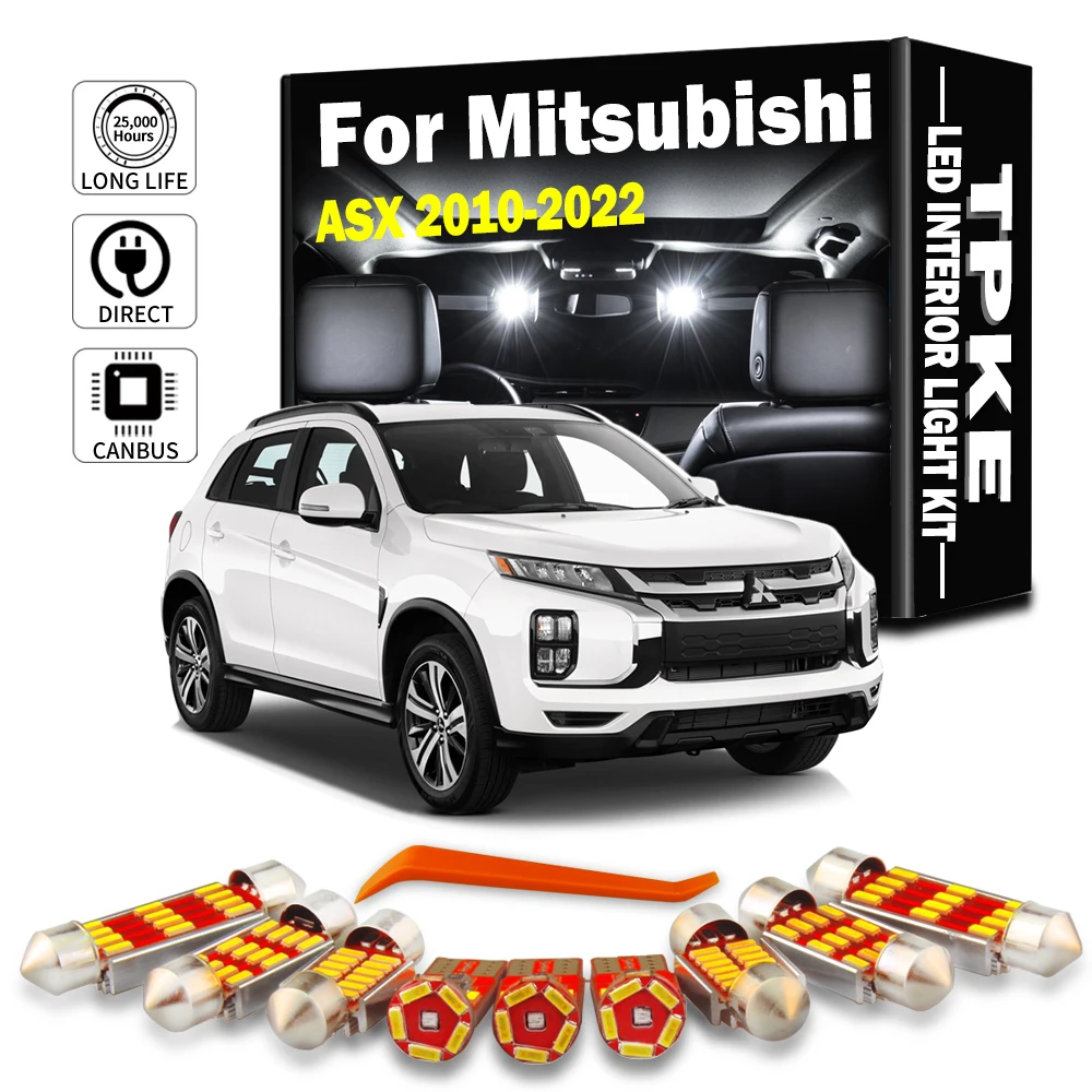 TPKE 11Pcs LED Interior Map Trunk Light Kit For Mitsubishi ASX 2010 ...