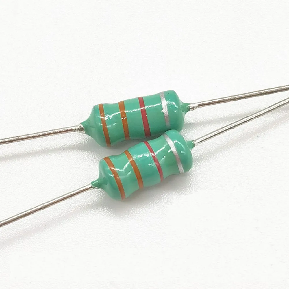 1000pcs-LOT-1W-color-ring-inductance-DIP-0510-Inductor-3-3uh-Axial-Lead ...