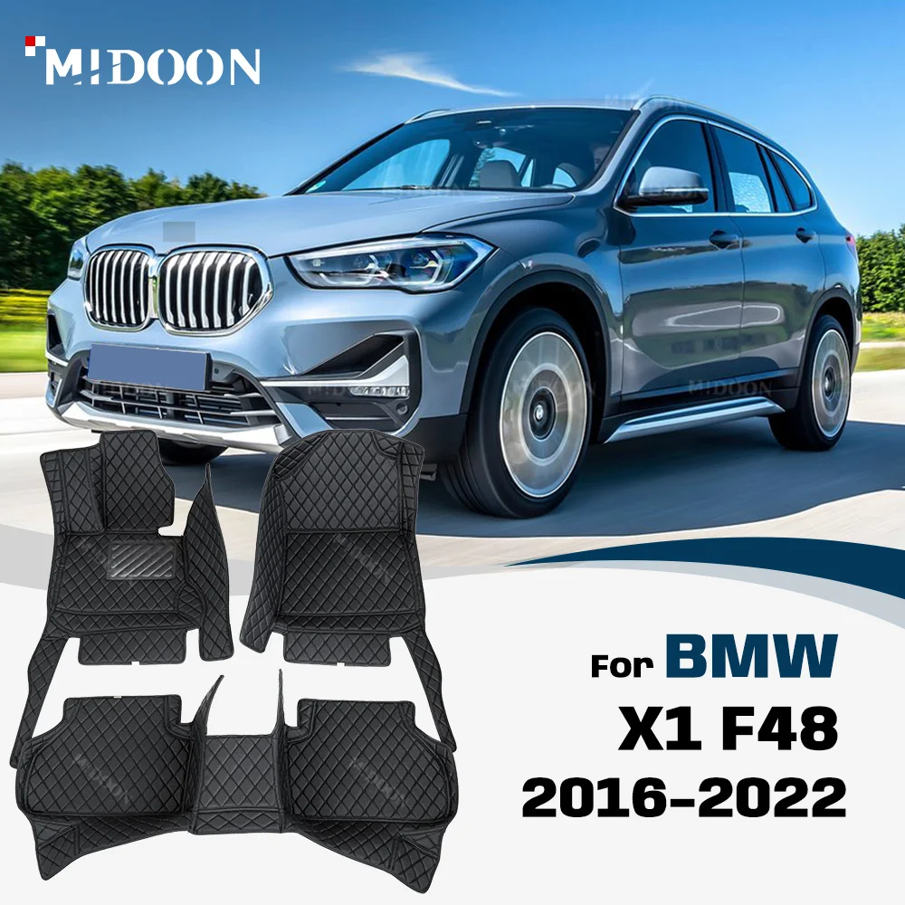 Car Floor Mats For BMW X1 F48 2016 2017 2018 2019 2020 2021 2022 Custom ...