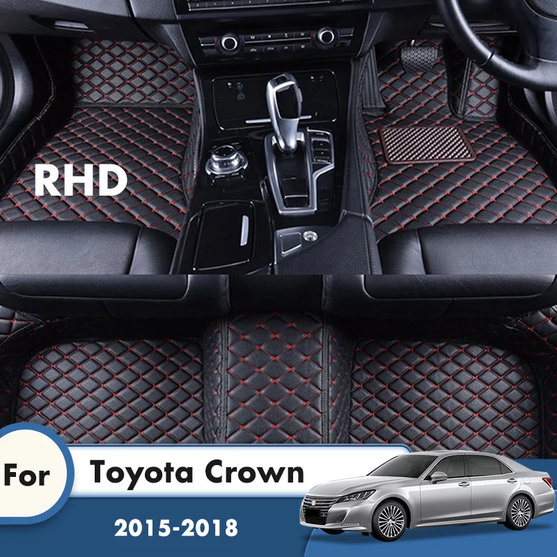 RHD-Car-Floor-Mats-For-Toyota-Crown-2018-2017-2016-2015-Custom-Styling ...