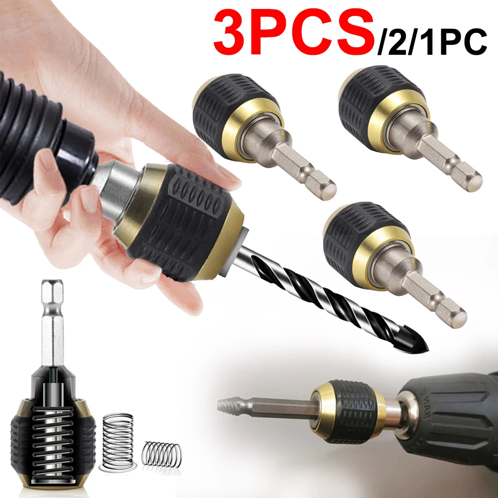 50mm Hexagonal Shank Quick Coupling 1/4 Inner Hex Self-locking ...