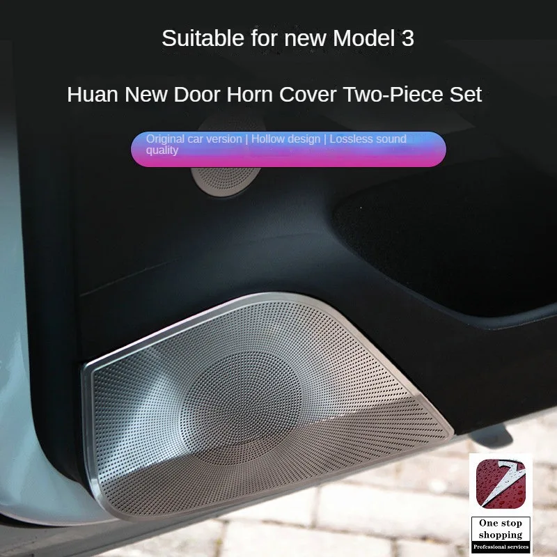 for-Tesla-s-24-year-updated-Model-3-Highland-door-horn-protection-cover ...