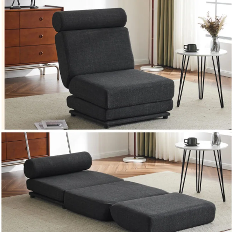 Single-Sofa-Chair-Foldable-Single-Sofa-Bed-with-Pillow-Portable ...