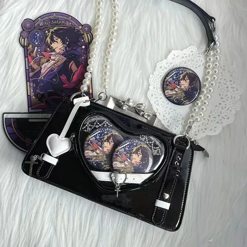 New-Fashion-Chain-Small-Square-Bag-Japanese-Transparent-Niche-Bag ...