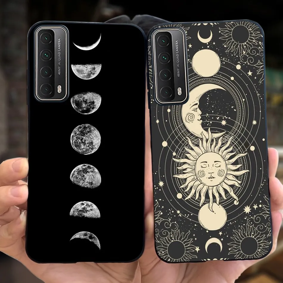 For-Huawei-P-Smart-2021-Case-PPA-LX1-PPA-LX2-Fashion-Moon-Milk-Ripple ...