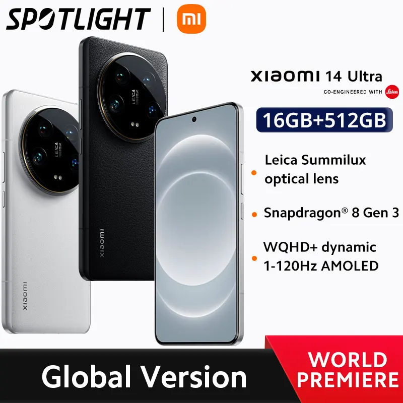 Xiaomi-14-Ultra-Global-Version-CellPhones-Snapdragon-8-Gen-3-120Hz-6-73 ...