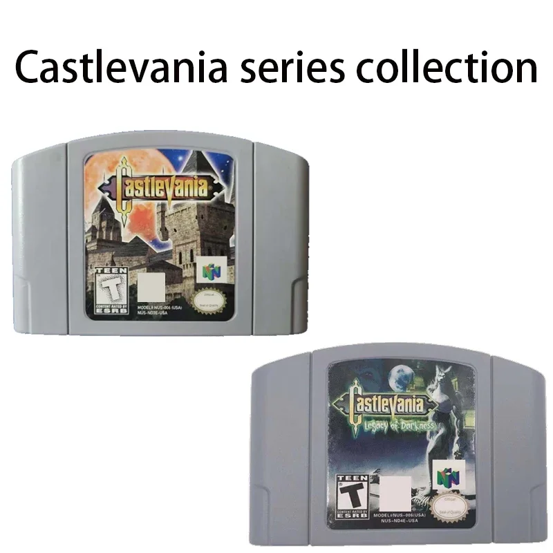 Castlevania-series-collection-N64-Game-Card-Series-American-Edition-and ...