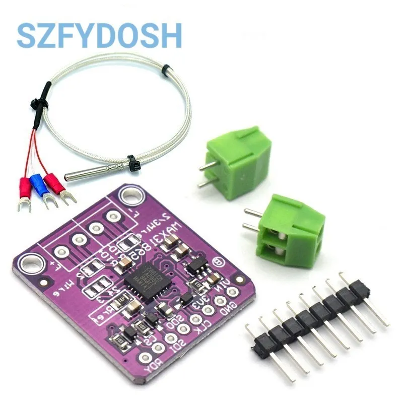 MAX31865-PT100-PT1000-RTD-to-Digital-Conversor-Placa-Temperatura-Termopar-Sensor-Amplificador-M ...