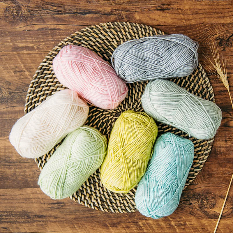 Likeecords-50g-Crochet-Cotton-yarn-For-knitting-Bargain-Cotton-Baby ...