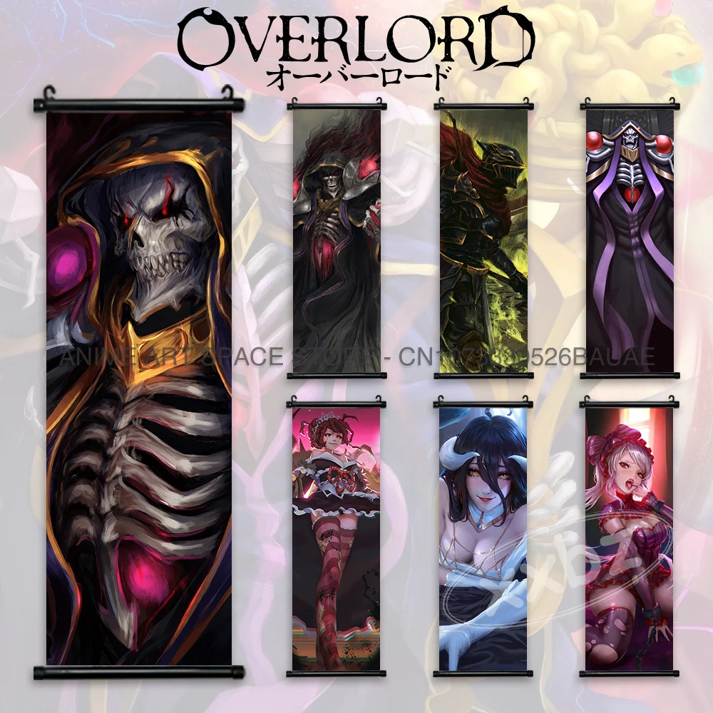 Pintura-colgante-Overlord-rollos-de-Momonga-im-genes-decoraci-n-del ...