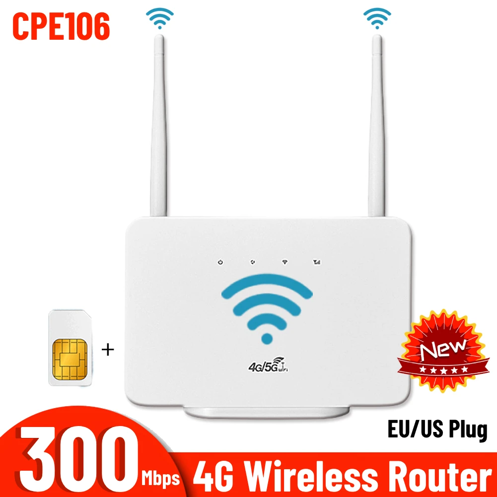 Enrutador-inal-mbrico-4G-de-300Mbps-m-dem-de-enrutador-4G-LTE-CPE ...