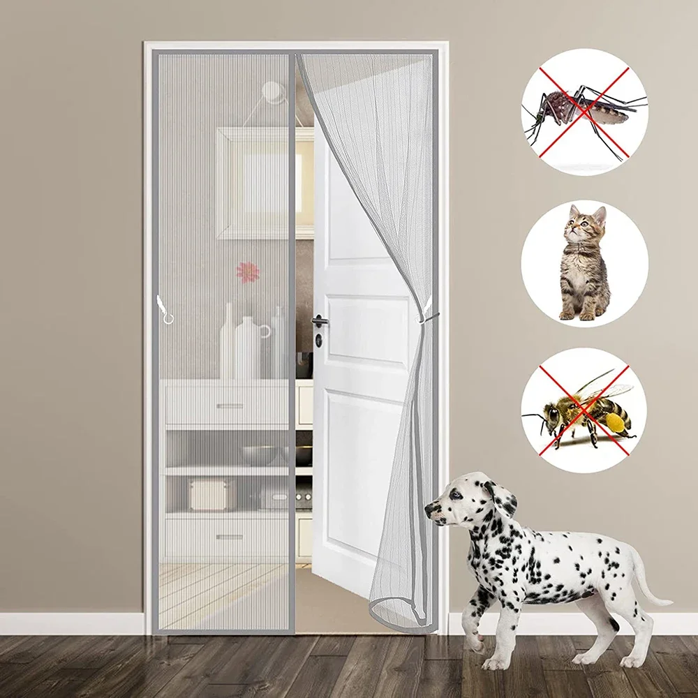 1-Set-Summer-Anti-Mosquito-Insect-Fly-Bug-Curtains-Net-Automatic ...