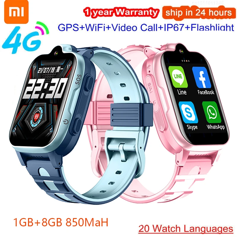 Xiaomi-4g-crian-as-telefone-rel-gio-completo-netcom-chamada-de-v-deo ...