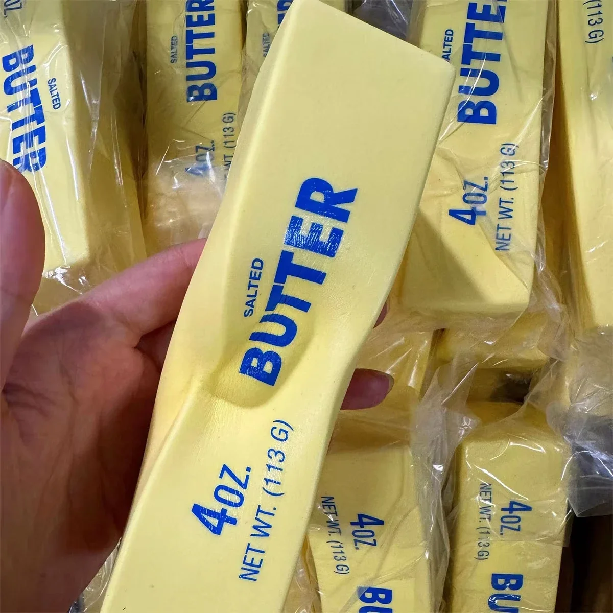 Soft Slow Rebound Butter Stick Squeezing Toy Realistic Butter Sticks ...