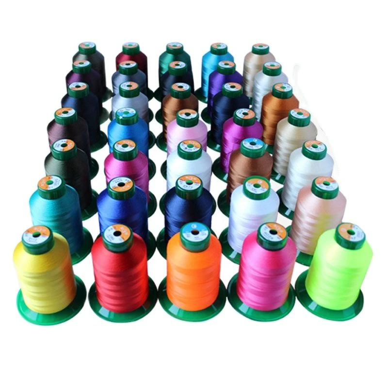 150D/3 1600 meters three high strength polyester sewing thread / silk ...