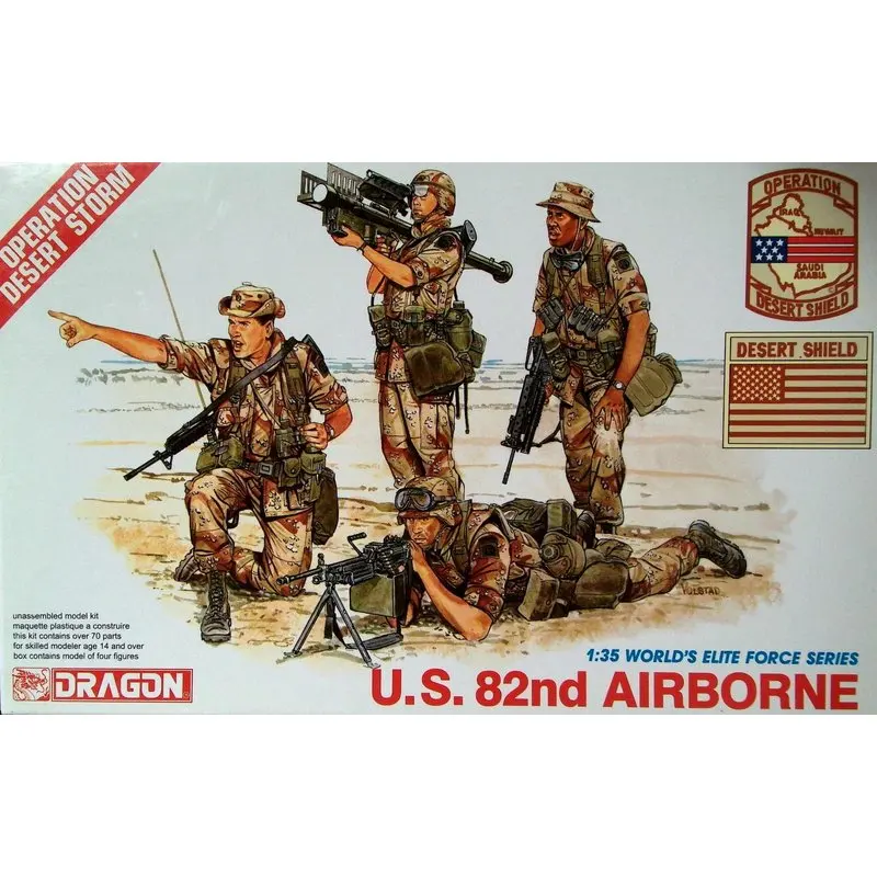 Dragon 3006 1/35 Us 82nd Airborn - Scale Assemble Model Kit - Model ...