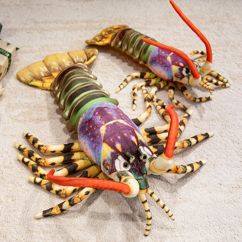 55/78cm Simulated Australian lobster Plush Pillow Lovely Stuffed ...
