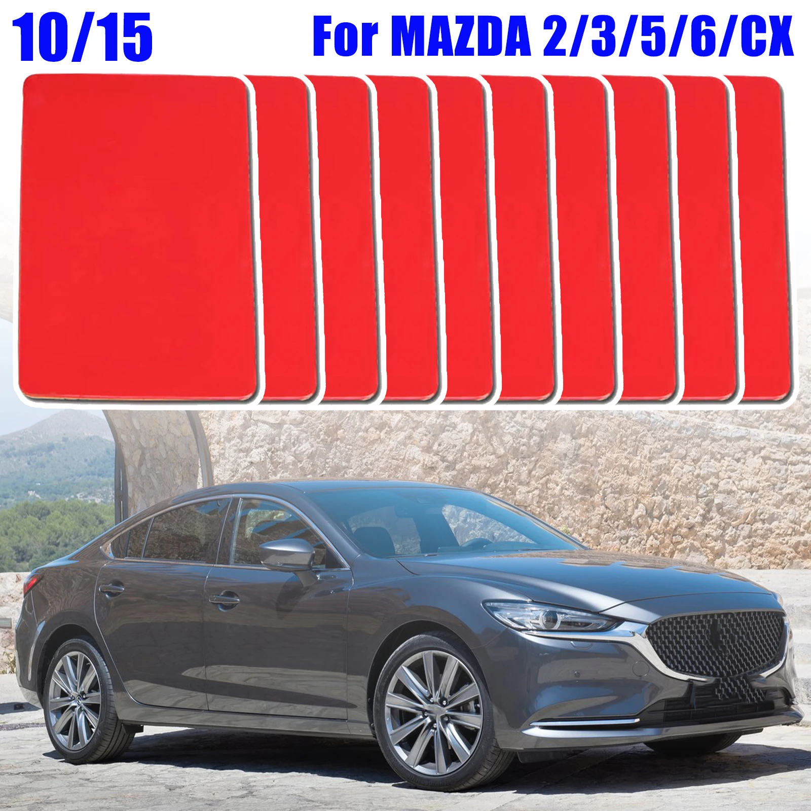 10X For MAZDA 2/3/5/6/CX Rain& Light Sensor Gel Adhesive FILM Silicone ...