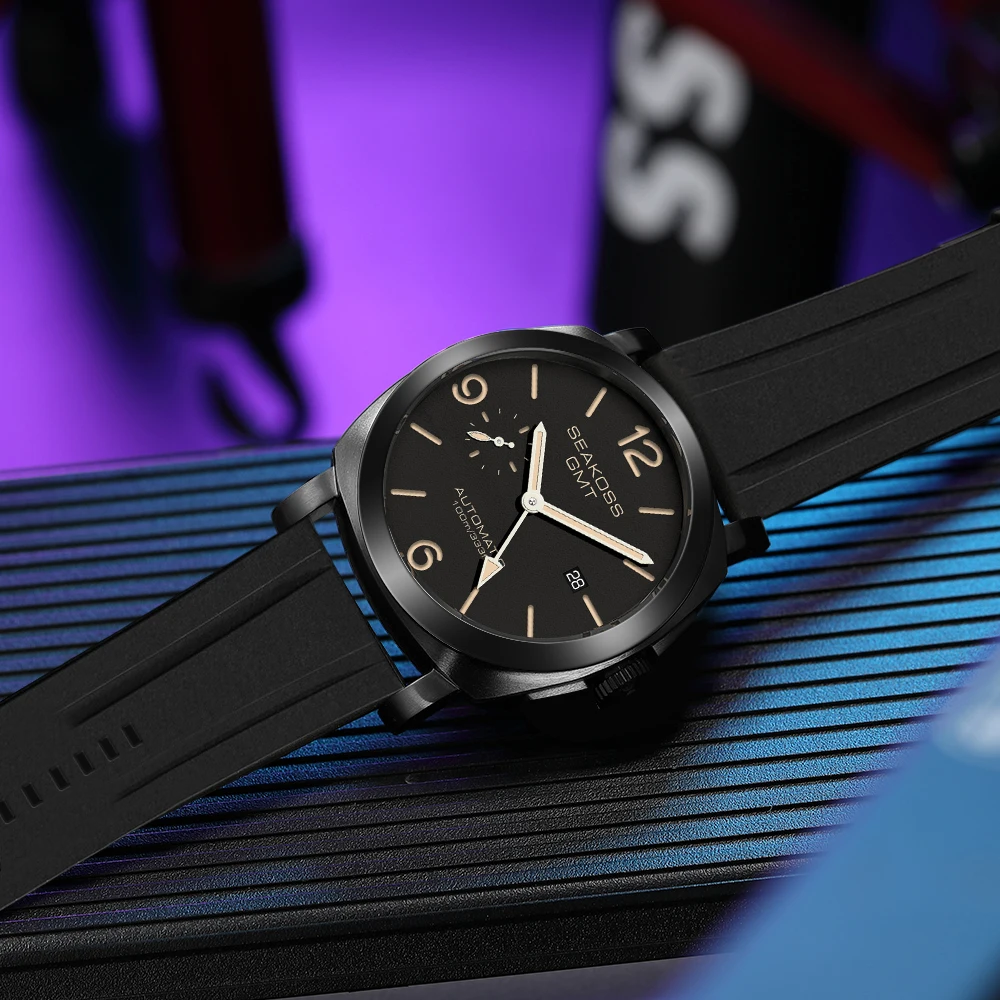 SEAKOSS-Leisure-Automatic-Mechanical-Watches-GMT100m-Diving-1963-2557 ...