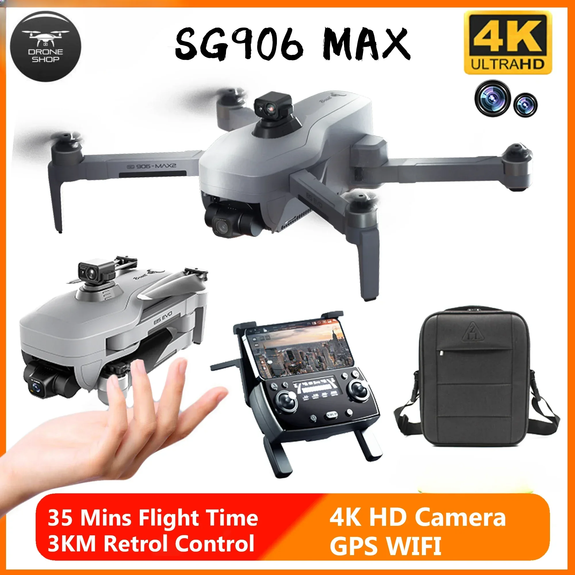 SG906-MAX2-Professional-HD-Camera-Drone-cardan-de-3-eixos-4K-FPV-5G-GPS ...