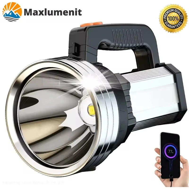 500000LM-1500M-Long-Range-100W-Most-Powerful-LED-Flashligh-Portable ...