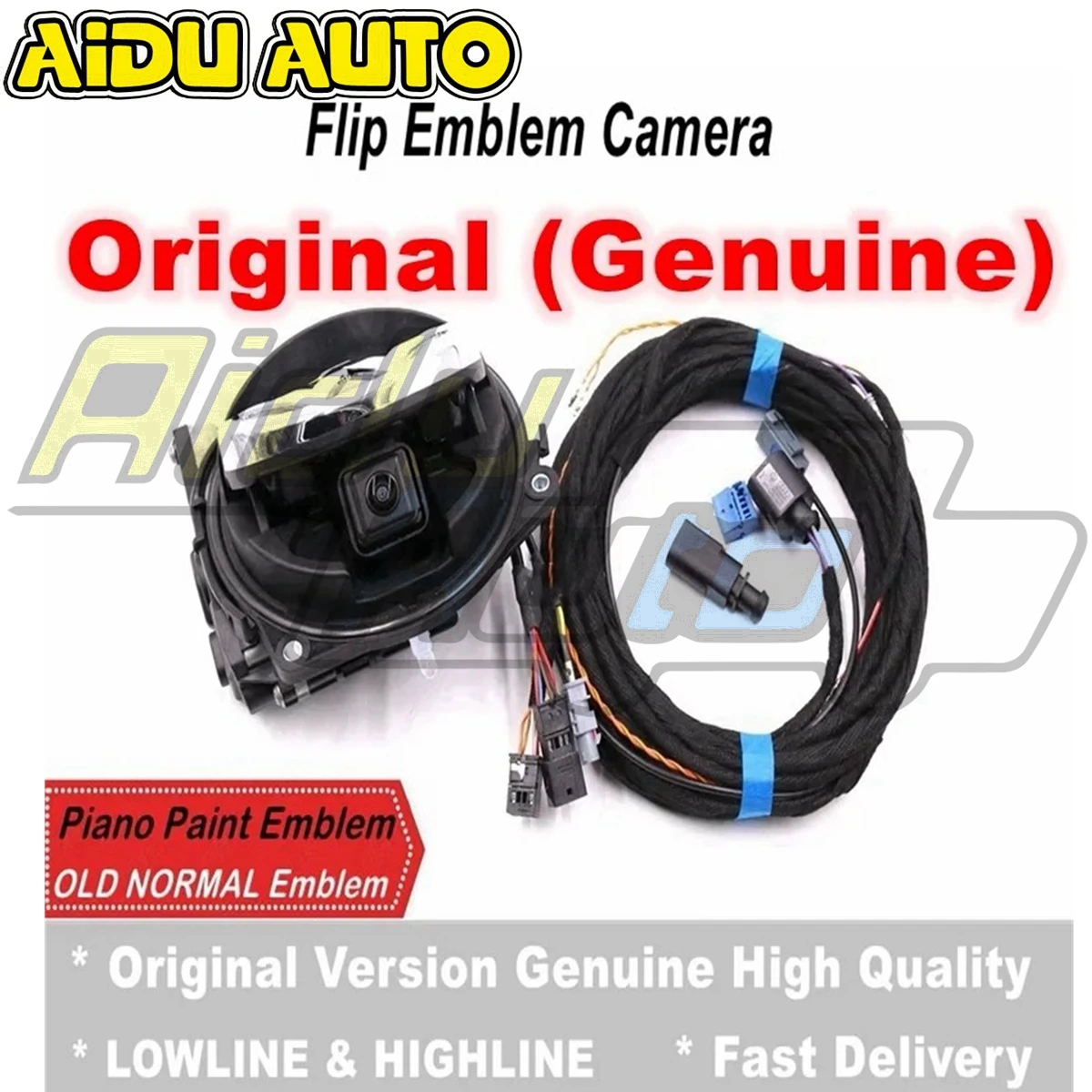 Flipping-Badge-Reversing-Emblem-Rear-View-Camera-Badge-Parking-Camera ...