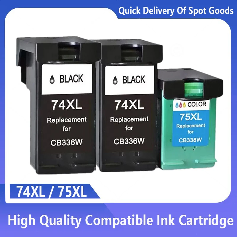 74XL-75XL-Ink-Cartridge-Replacement-For-HP-Deskjet-D4260-D4263-4360 ...