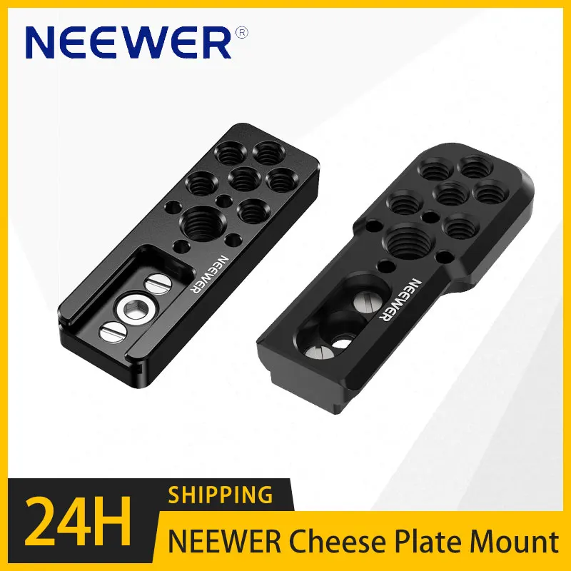 NEEWER-Multi-purpose-Cheese-Plate-Mount-With-1-4-3-8-Thread-Holes-for ...