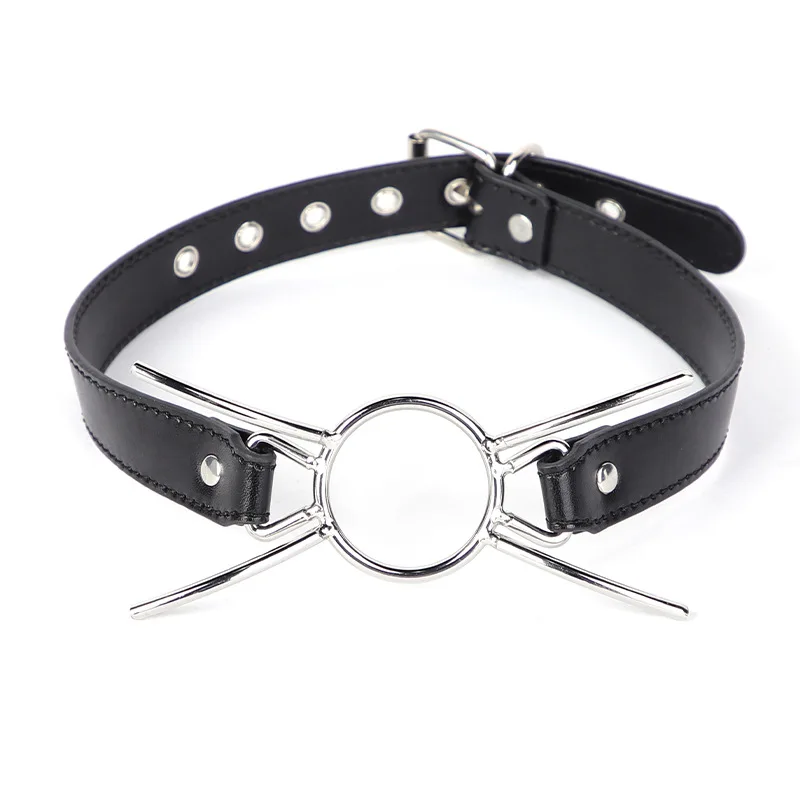 TleMeny Metal Gag Spider Shape Metal Ring Mouth Gag Bondage Restraint ...