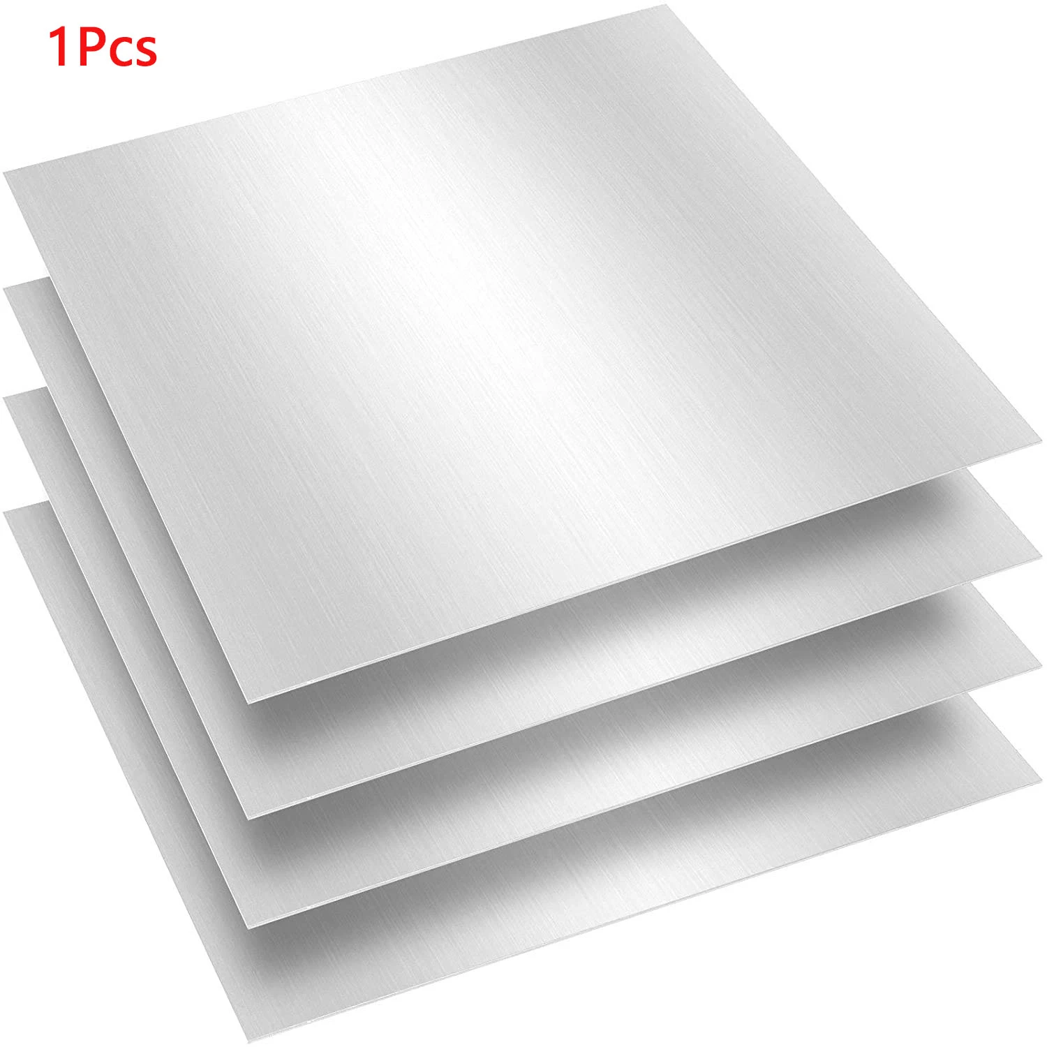 1Pcs Aluminium Vierkante Plaat Gepolijst Plaat Vel Dikke Dunne Dikte 0.3Mm 0.5Mm 1Mm 1.5Mm 2Mm ...