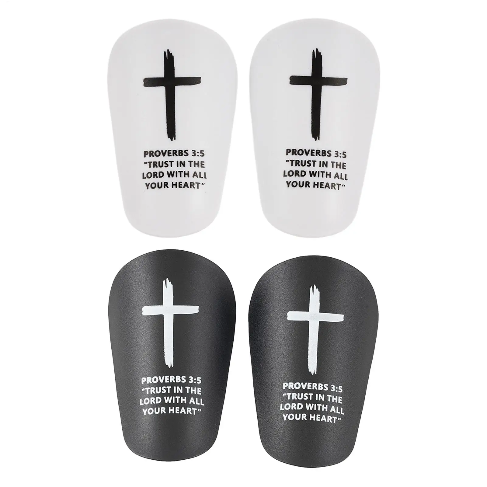 1 Pair Christian Shin Guards with Bible Verse Soccer Football ...
