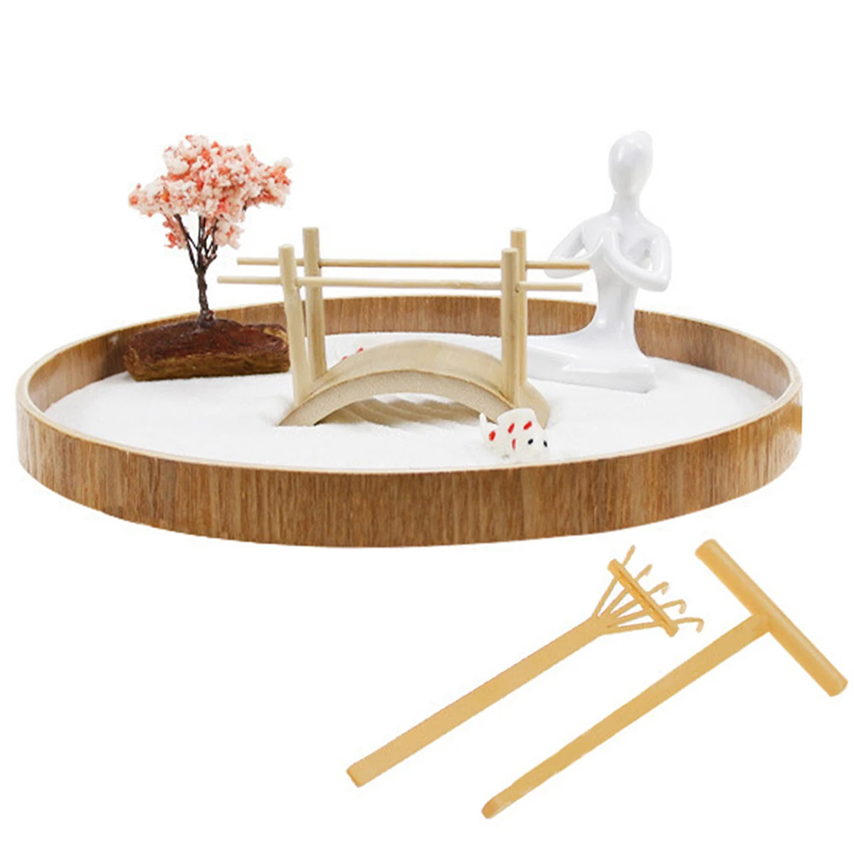 Kit de jardín Zen portátil, arena Zen japonesa, Mini Escritorio ...