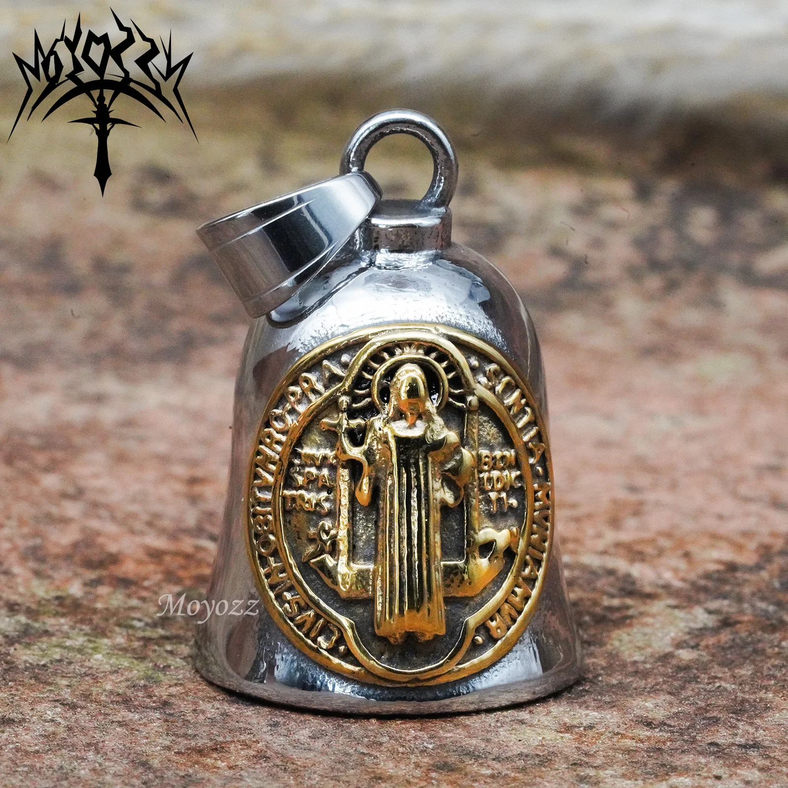 Saint-St-Benedict-Medal-Crucifix-Cross-Exorcism-Motorcycle-Biker-Bell ...