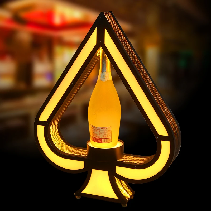 Bar Luminousspades A bottle presenter, Night VIP Champagne Bottle ...